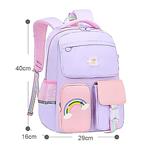 Pink Unicorn Backpack Large Capacity Waterproof Bookbag Multifunction Casual Daypack Laptop Travel Bag For Teens
