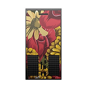 Head Case Designs Officially Licensed Frida Kahlo Portrait Pattern Floral Matte Vinyl Sticker Gaming Skin Case Cover Compatible with Xbox Series X Console