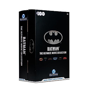 McFarlane Toys - WB 100 DC Multiverse Batman The Ultimate Movie Collection 7in Figure 6pk, Gold Label, Amazon Exclusive