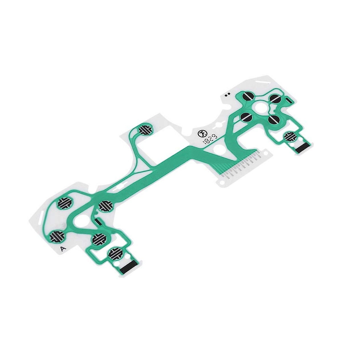 PUSOKEI 10Pcs Conductive Film Repair Part for PlayStation 4 Controller,Replacement Buttons Ribbon Circuit Board,Replacement Keypad Repair Pads Flexible Controller Membrane Conductive Film.