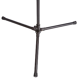 Amazon Basics Adjustable Boom Height Microphone Stand with Tripod Base, Up to 85.75 Inches - Black