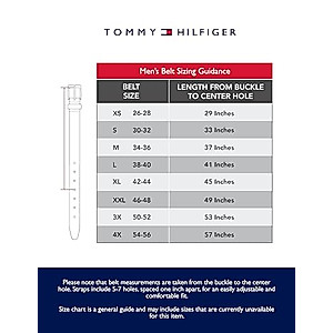 Tommy Hilfiger Men's Reversible Belt, Black/Brown Silver, 36