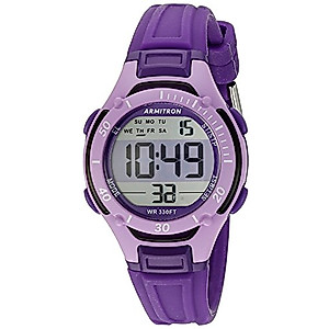 Armitron Sport Women's 45/7062PUR Digital Chronograph Purple Watch