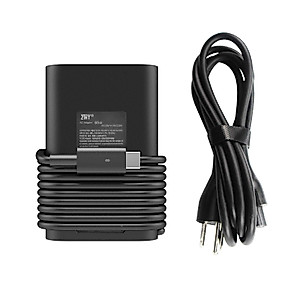 New 65W USB-C Type C AC Adapter Laptop Charger Replacement for Dell Latitude 5290 7200 7210 7400 7389 7390 2-in-1 7300 7320 7310 5320 7275 7370 XPS 13 9300 9310 9360 9365 9370 9380 LA65NM170