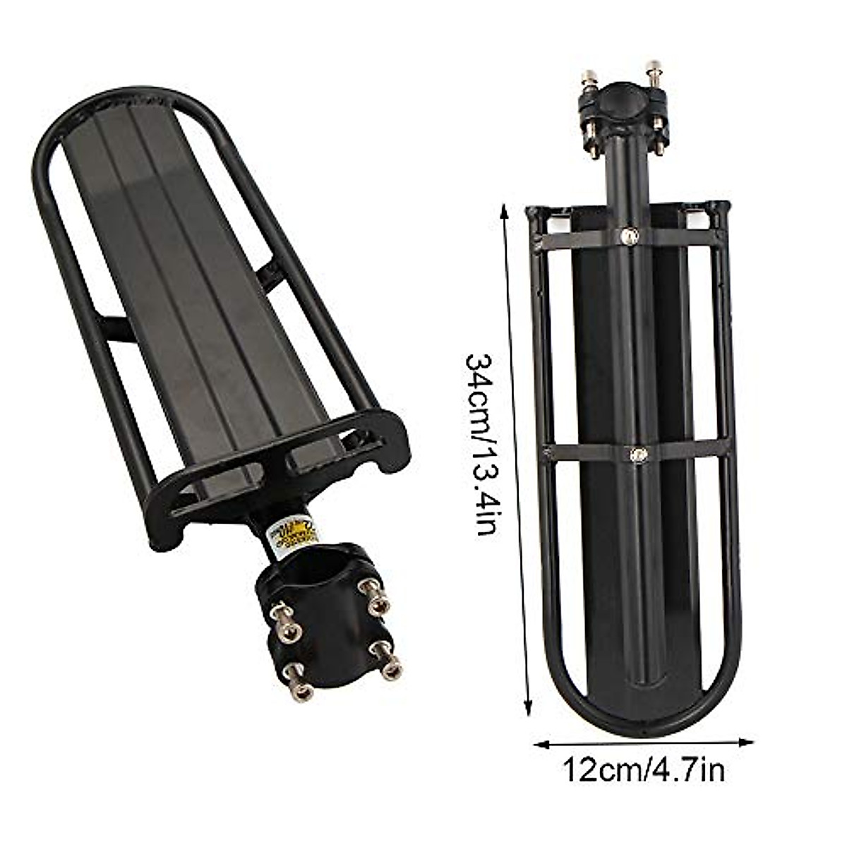 ThreeH Retractable Bike Luggage Cargo Rack Aluminum Alloy Bicycle Pannier Bag Holder Easy to Install BK41