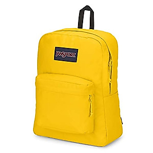 JanSport Superbreak Backpack - Durable, Lightweight Premium Backpack, Lemon