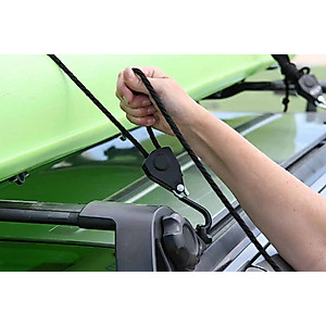 PROGRIP 402400 XRT Rope Lock Tie Down w/Pushbutton Release for Cargo Transport and Control: 8' x 1/4" (Pack of 1)