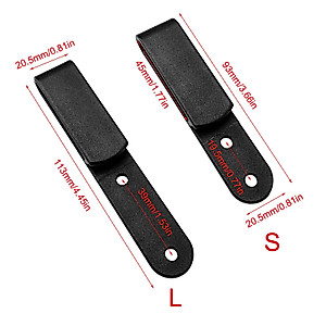 KYDEX Sheath Waist Clip Scabbard Clip Sheath Accessories Outdoor Carry KYDEX Sheath Tool K Sheath Waist Clip With Screws