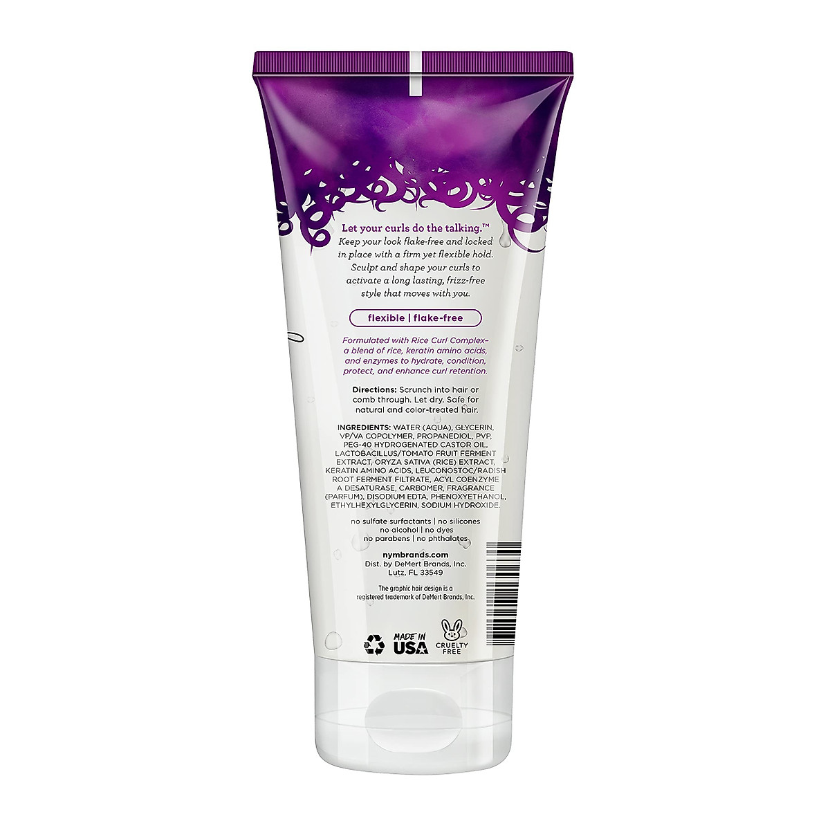 Not Your Mother's Curl Talk Frizz Control Sculpting Gel & Defining Cream (2-Pack) - 6 fl oz - Formulated with Rice Curl Complex - All Curly Hair Types