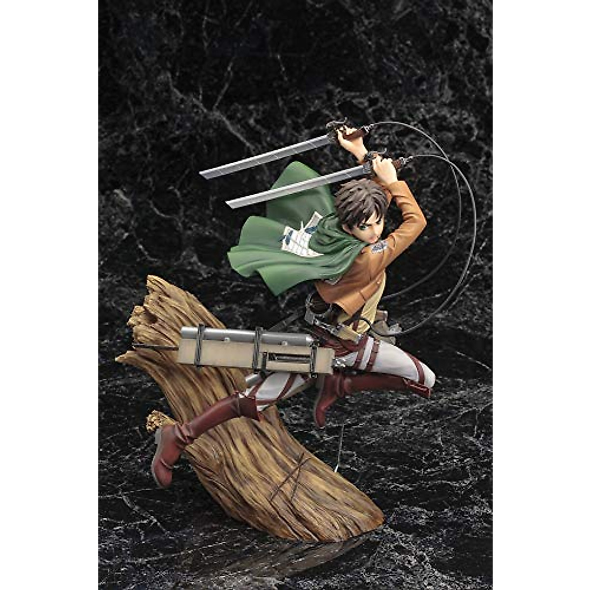 Kotobukiya Attack On Titan: Eren Yeager (Renewal Package Variant) ArtFX J Statue, Multicolor