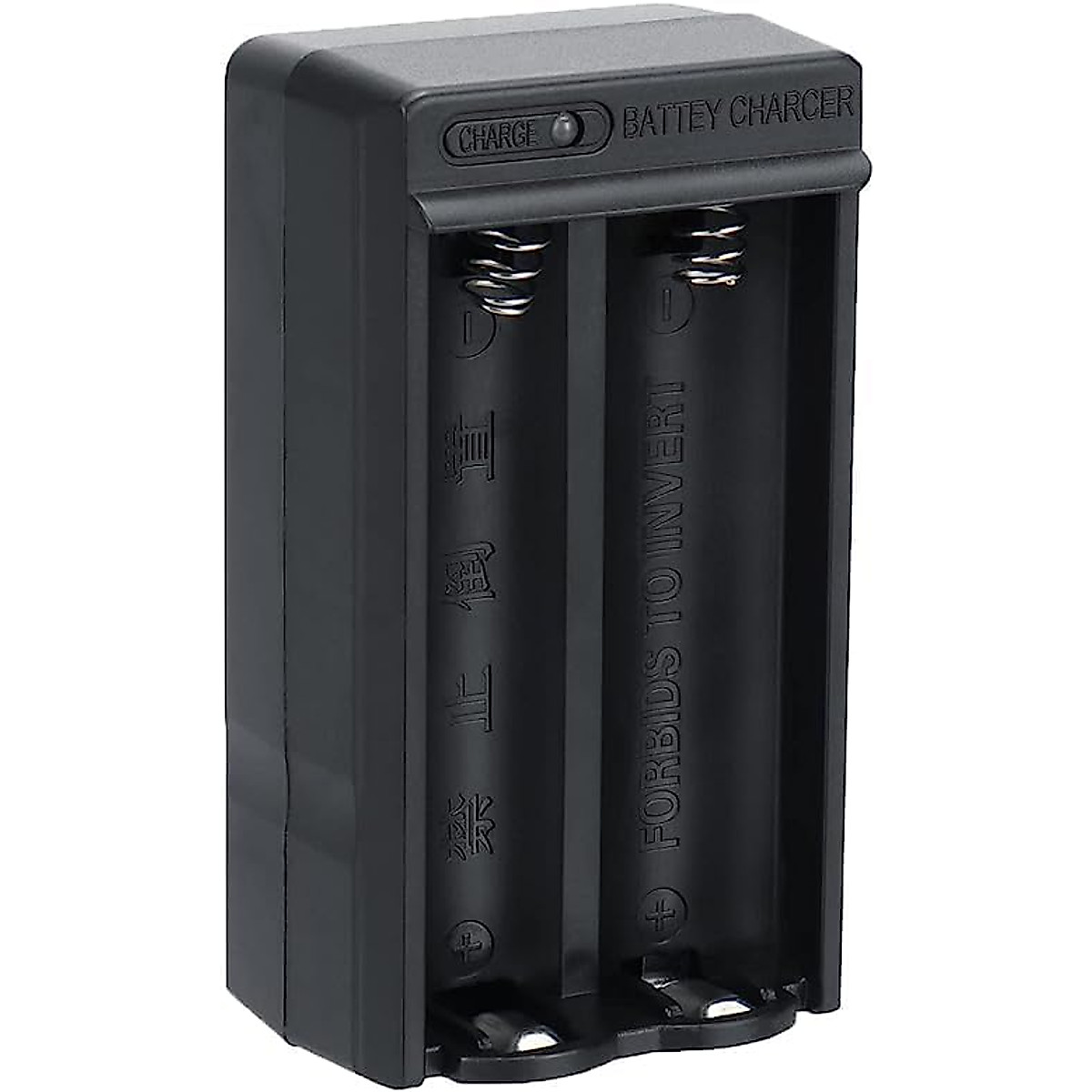 2Pcs 1￵8￵6￵5￵0 Rechargeable Batter￵y W￵i￵th 18650 Rechargeable Battery Charger,Universal Charger for 18￵650 Rechargeable Battery (2Pcs Batte￵r￵y+Charger)