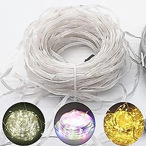 YASENN Christmas Lights Smart String Lights Bluetooth APP Controlled 800 LED 260 FT Fairy Lights Plug in for Outdoor Indoor Garden Christmas Decoration Multicolor