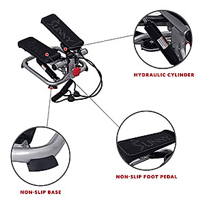 Sunny Health & Fitness Total Body Step Machine SF-S0978 Gray