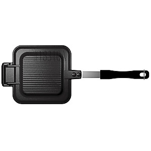 Fuji Enamel Non-Stick Hot Sandwich Maker, Direct Fire, Lightweight, Bake in Miffy Handle