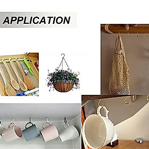 smseace 100pcs 3/4Inch White Ceiling Hooks Vinyl Coated Screw-in Hooks for Decorating Christmas Lights Hanger Hooks Outdoor Wire and Fairy Lights D-007-3/4