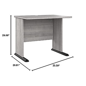 Bush Business Furniture Series A 36W Desk, Platinum Gray