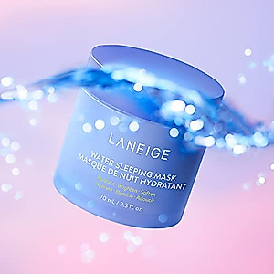 LANEIGE Water Sleeping Mask: Visibly Brighten, Boost Hydration, Squalane