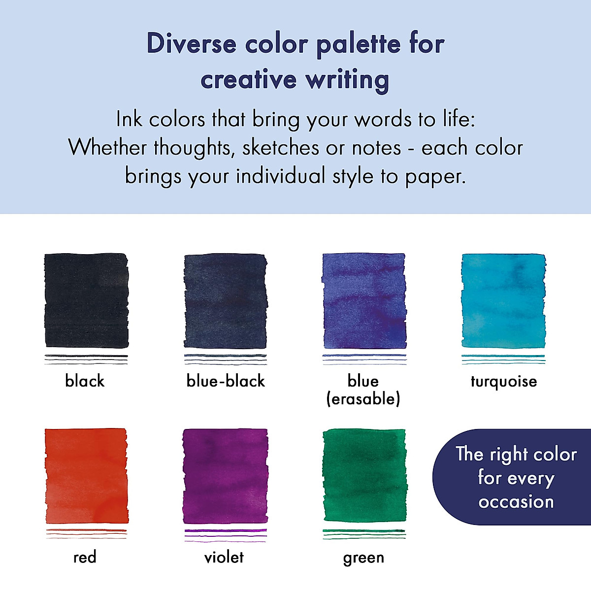 Lamy Black T10 Ink Cartridges, 5/pk (LT10BKB)