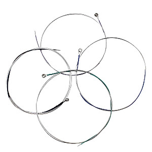 Cello Strings 1 Full Set A-D-G-C Steel Core Nickel Chromium Wound for Size 1/4 1/2 3/4 4/4
