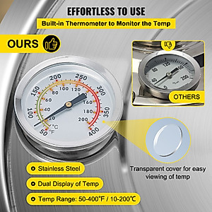 VEVOR Alcohol Still 9.6Gal/38L Alcohol Distiller Stainless Steel Distillery Kit for Alcohol with Copper Tube & Pump Home Brewing Kit Build-in Thermometer for DIY Whisky Wine Brandy