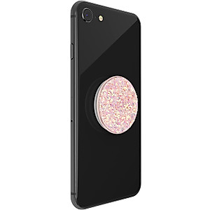 PopSockets Phone Grip with Expanding Kickstand, Glitter PopGrip - Rose