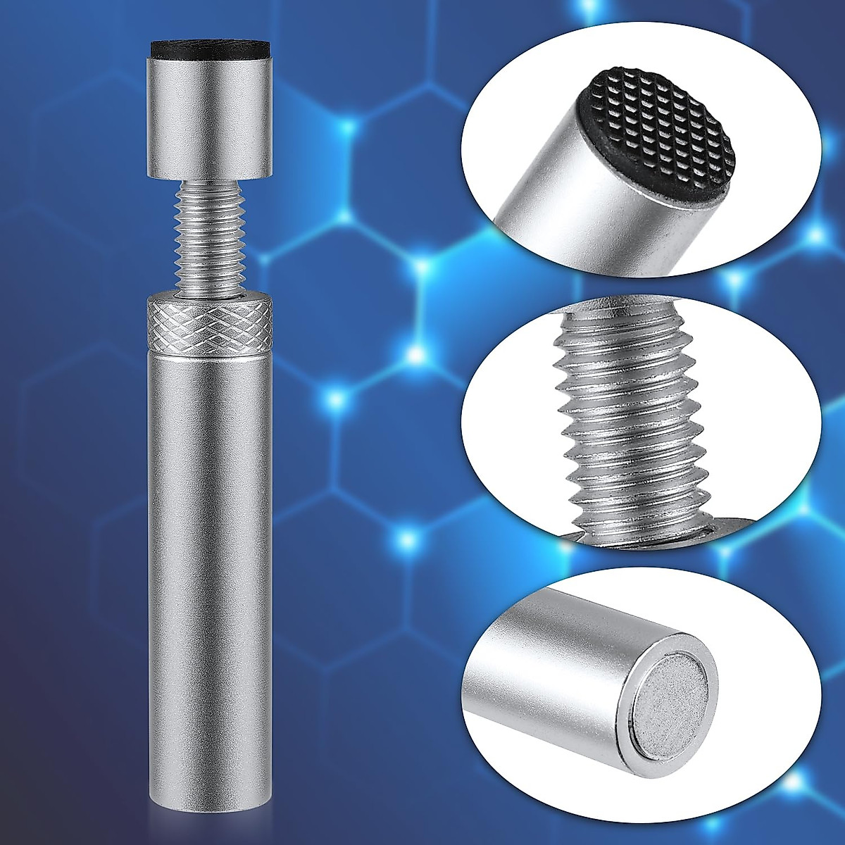 GPU Bracket, Adjustable Graphics Card Bracket with Magnet GPU Brace Support Video Card Support Graphics Card Holder Bracket GPU Stand for Prevent Graphics Card from Drooping (L, Silver)