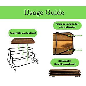 3 Tier Cupcake Stand, Dessert Table Display Set, Serving Platter, Charcuterie Board, 3 Tier Serving Tray, Dessert Stands, Cupcake Stand for 24 Cupcakes, US-Based Small Business