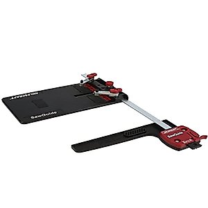 Milescraft 1403 Universal Saw Guide for Circular and Jig Saws Rip Guide Extends 14in Cuts Circles up to 24in