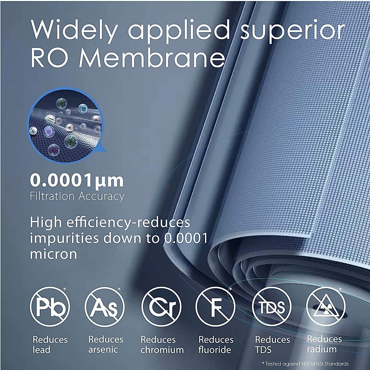 Waterdrop G3 Replacement Filter, Replacement for WD-G3-W Reverse Osmosis System, CF Filter + CB Filter + RO Filter + Mineral Filter, New Logo Design