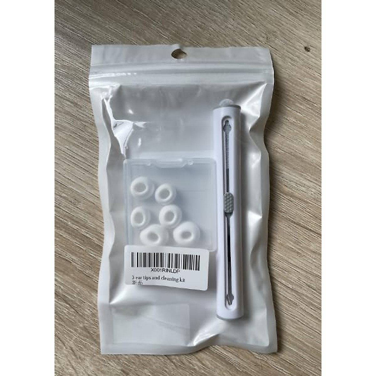 [3 Pairs] Replacement Ear Tips for AirPods Pro and AirPods Pro 2nd Generation with Noise Reduction Hole, 3 in 1 Cleaner Kit for AirPods 1 2 3 Pro/Pro 2, Silicone Ear Tips for AirPods Pro (S/M/L)