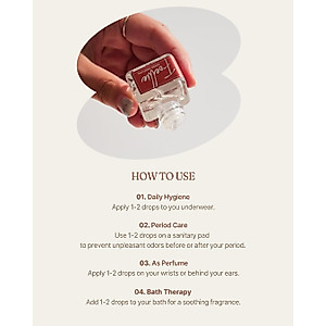 Foellie] eau de bijou - Feminine Inner Beauty Perfume for Underwear Sweet and strong rose & Attractive Scents Fragrance, 5ml/0.169 fl.oz