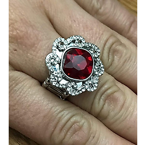 Snap Jewelry Stretch Ring Silver Plated fits 18-20mm Standard Size Ginger Style Charms My Prime Gifts