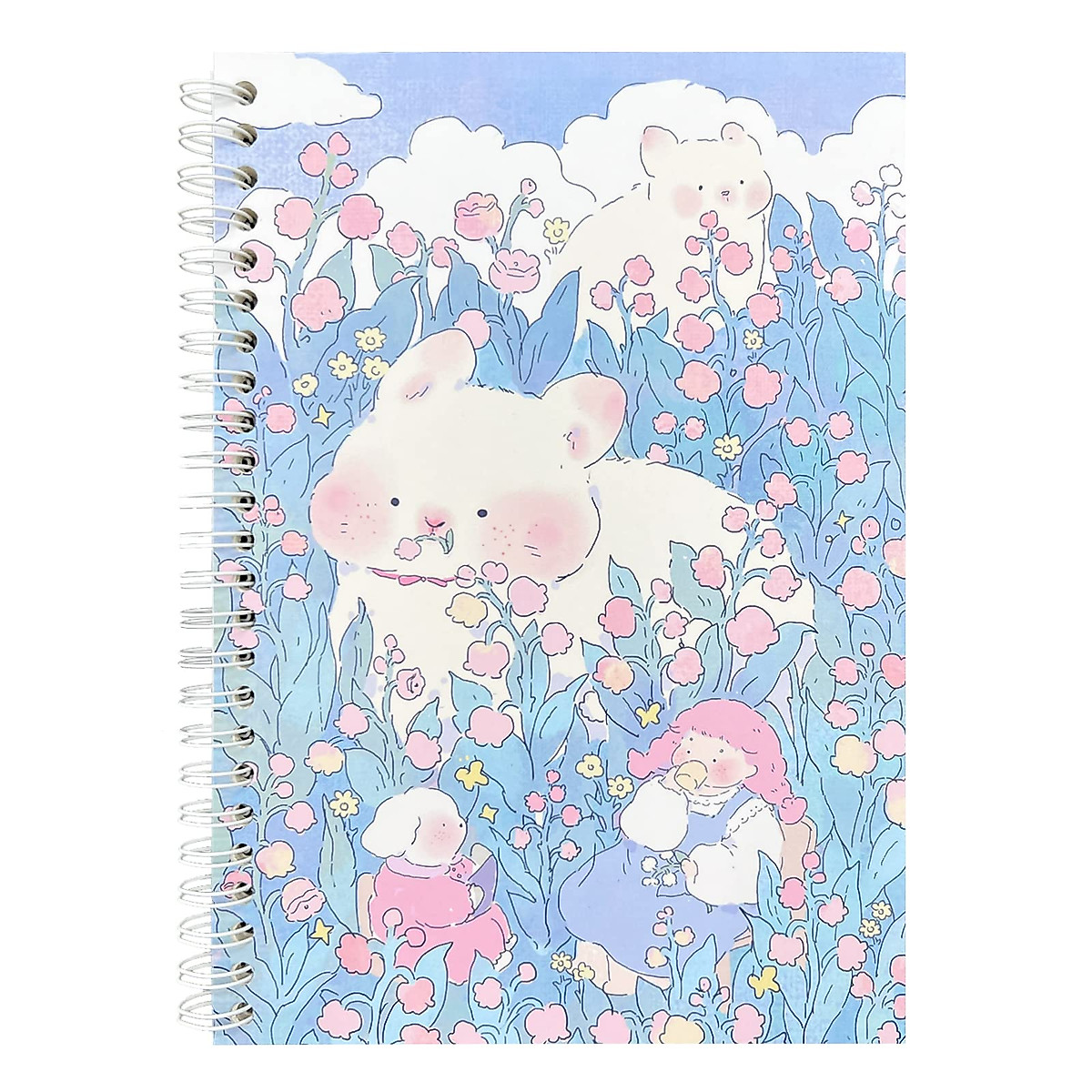 Reusable Sticker Storage Book Collecting Album Blank Stickers Organizer Book A5 Size with 40 Sheets Blank Release Paper for Stickers Holder Collection (BLUE-2)