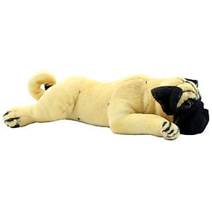 TAGLN Stuffed Animals Groveling Pug Dog Toys Plush 14 Inch