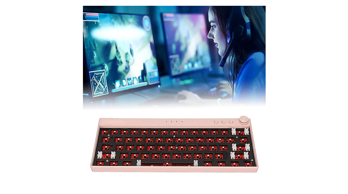 DIY 61 Keys Mechanical Keyboard Kit for Gamers