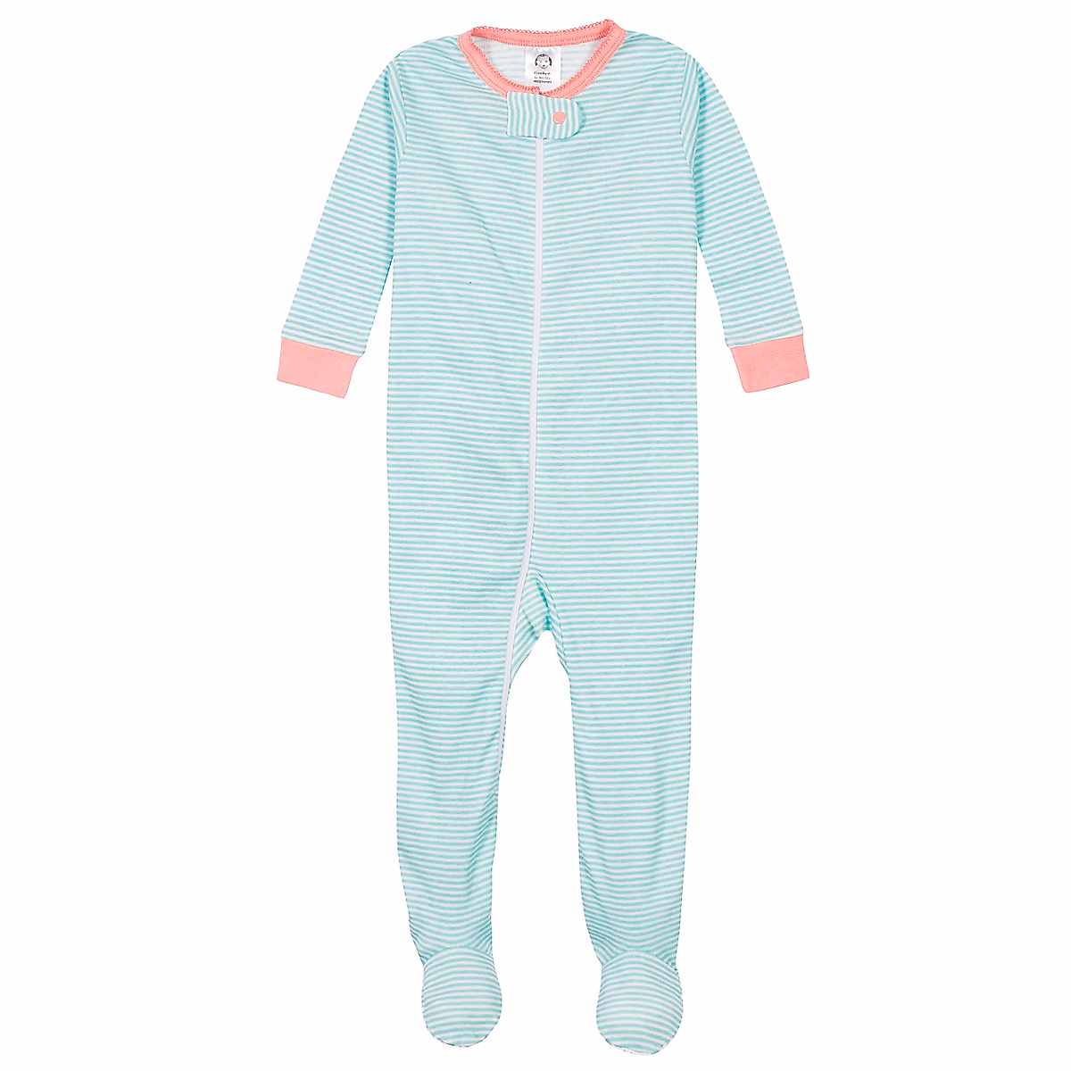 Gerber Baby Girls' Toddler 2-Pack Footed Pajamas, Llama Pink, 5T
