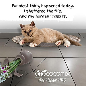 Tile & Bathtub Repair Kit with Epoxy Putty Stick – Fix Cracked Porcelain, Ceramic, Fiberglass, Stone, Super Strong Adhesion, Color Match for Floors & Walls, Fast-Drying, Seamless, Durable Repair