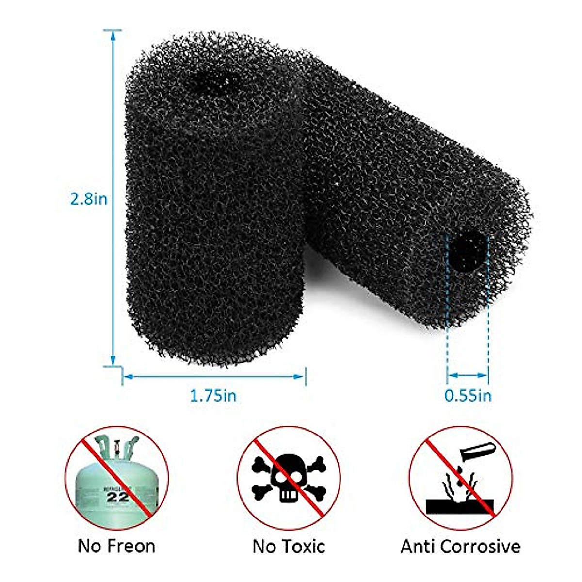 Pool Sweep Hose Tail Scrubber Replacement for Polaris, CoiTek High Density 12 Pack Pool Cleaner Sweep Hose Scrubber Replacement Fits for Polaris 180, 280, 360, 380, 480, 3900 Pool Filter Cleaner Parts