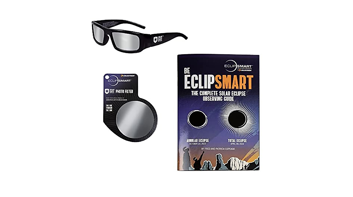 Celestron Solar Eclipse Kit – Safe Glasses & Camera Filters for Viewing ...