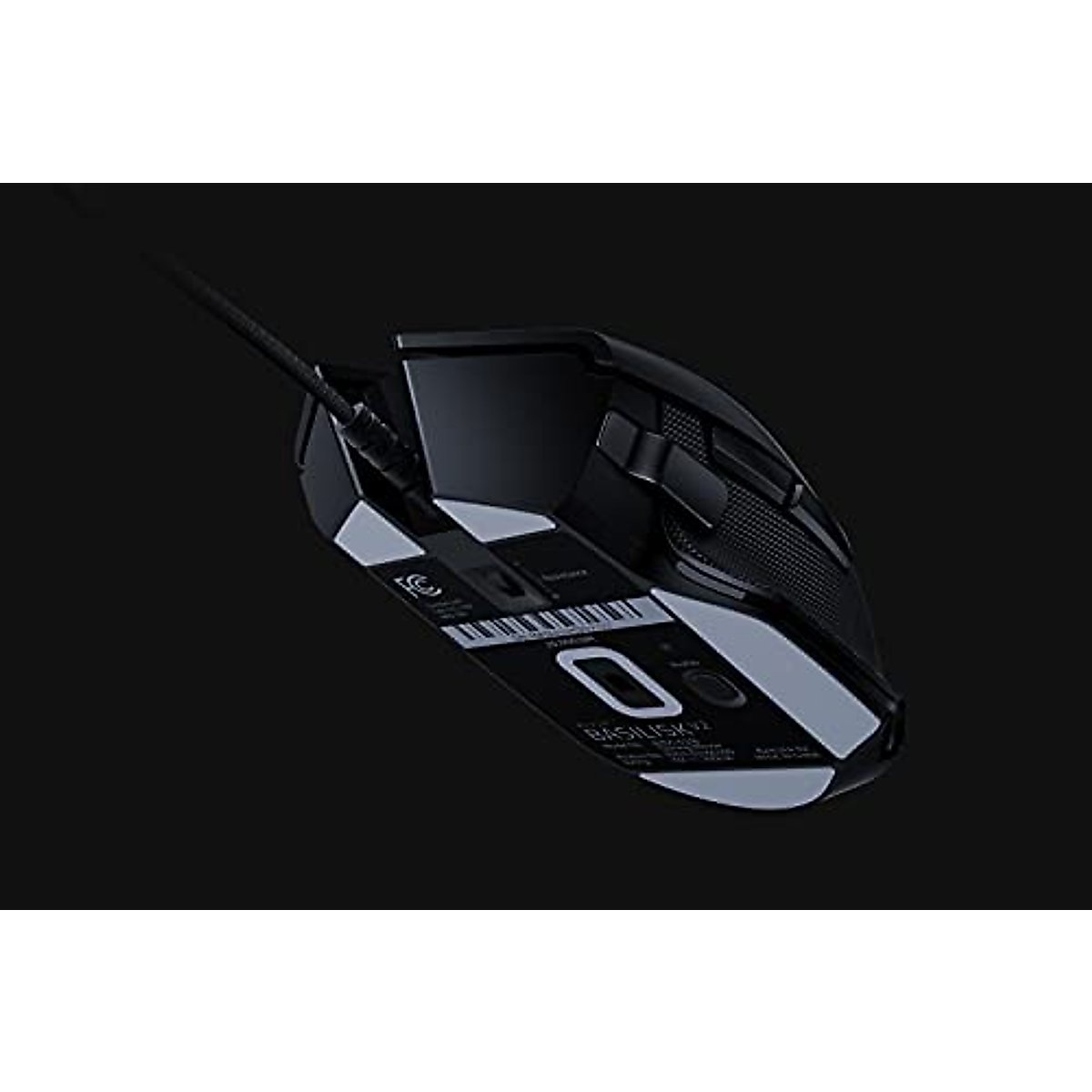 Razer Basilisk V2 - FPS Gaming Mouse (Gaming Mouse with New 20,000 DPI Focus + Optical Sensor, 5G, Removable Dpi Switch and Customizable Scroll Wheel, RGB Chroma and USB) Black