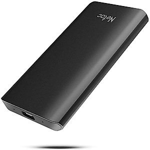 Netac External SSD Drive, SATA SSD Portable SSD 1TB for Type-C, Up to 500MB/s, USB 3.2 Gen2 10Gbps External Solid Hard Drive