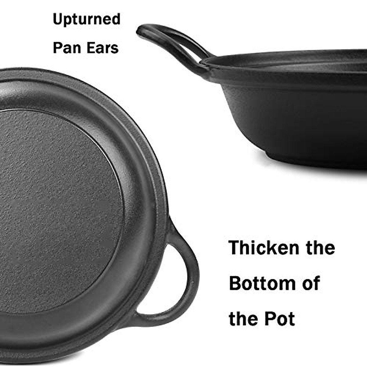 JINXIU Casserole Moroccan Tagine Cooking Pot, 27 cm Tagine with Ceramic Lid and Silicone Gloves, Cast Iron Tagine for Different Cooking Styles - Lead Free