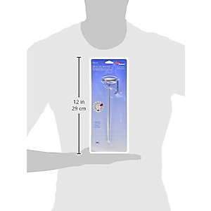 COOPER - 123186 Cooper-Atkins 2237-04-8 Stainless Steel Bi-Metal Espresso Milk Frothing Thermometer, -10 to 104°C