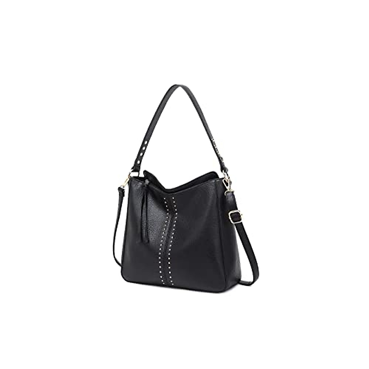 Montana West Hobo Bag for Women Designer Ladies Hobo bag Bucket Purse Totes Bag Handbags Chic Shoulder Bag,B2B-MWC-128-BK