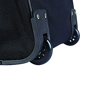 TPRC Sierra Madre II Upright Rolling Duffel Bag, Black/Gray, 36-Inch