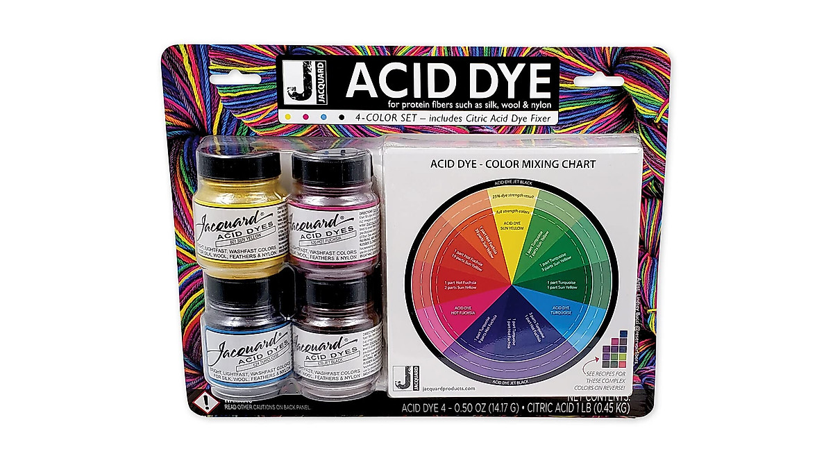 Jacquard Acid Dye Starter Set - Create Vibrant Colors