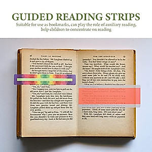 STOBOK 22pcs Guided Reading Strip Sentence Strip Dyslexia Tool for Kid Children