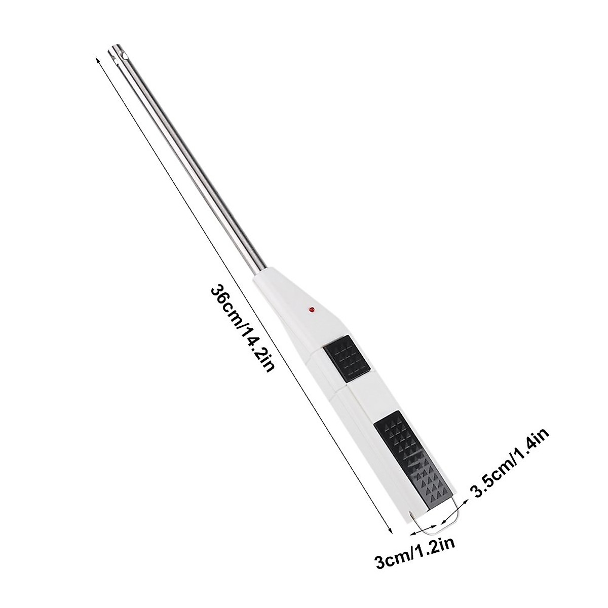 Fdit Electronic Kitchen Gas Stove Lighter Oven BBQ Candle Safety Ignitor Home Kitchen Outdoor Camping Picnic Use(Black)