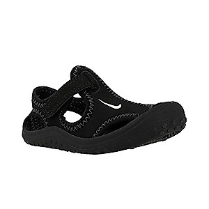 Nike Kids Sunray Protect Infant/Toddler Black/White Boy's Shoes