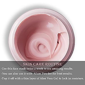 Calamine Clay by mi nature | For Younger looking skin, Detoxifying Skin | 227g(8 oz) (0.5 lb) | Facial Cleansing mask | Use to make Masks, Creams, Scrubs, Bath Bombs, Body Wash and Soaps